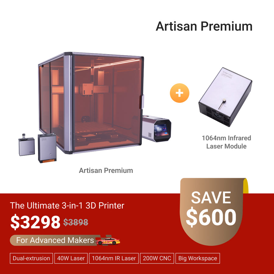 Snapmaker Artisan 3-in-1 3D Printer - Snapmaker US